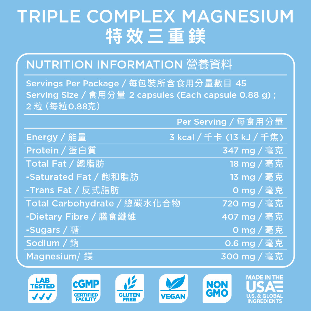 Triple Complex Magnesium – BioEmblemHK