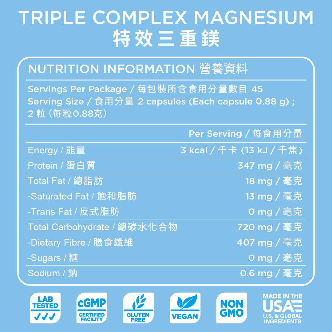 Triple Complex Magnesium – BioEmblemHK